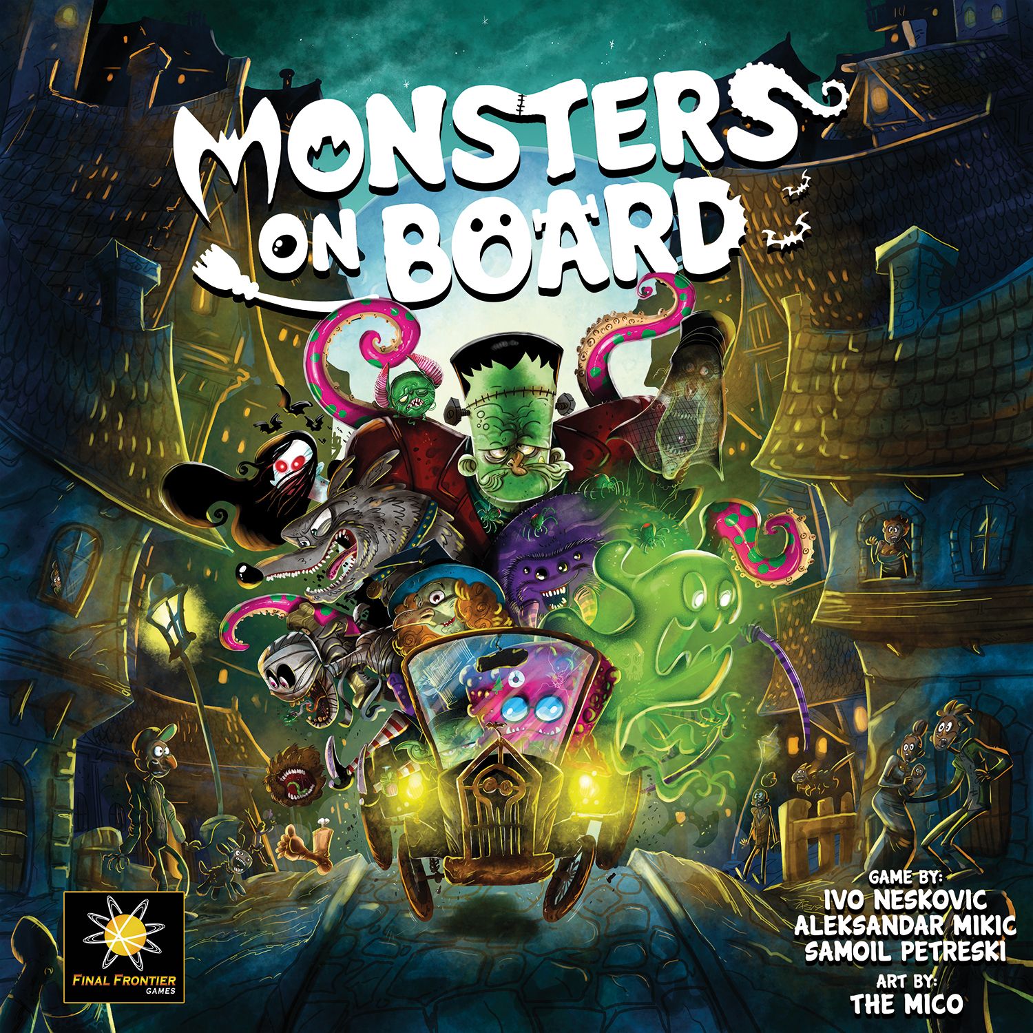 MONSTERS ON BOARD DELUXE EDITION - Board Games - Worlds' End Comics & Games